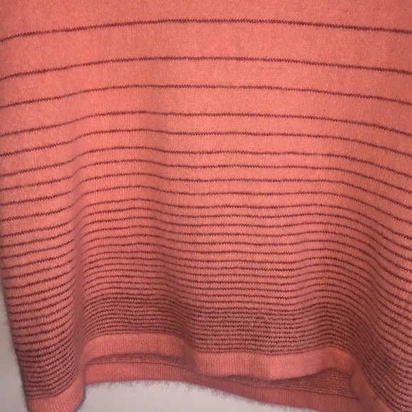 Nicole Miller | Sweaters | Nicole Miller Pink Striped Cowl Neck Sweater ...